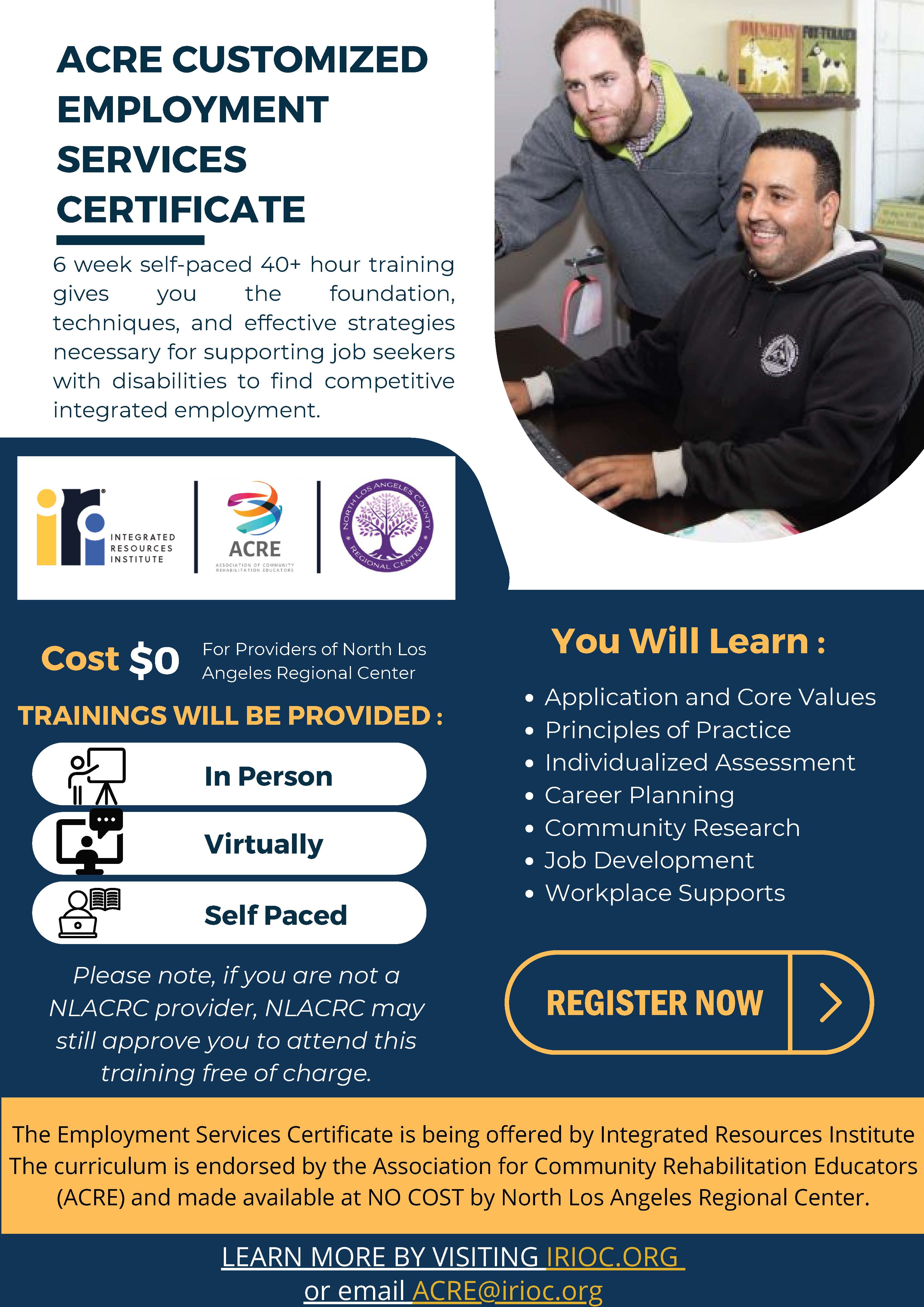 Service Provider Trainings and Workshops -North Los Angeles County